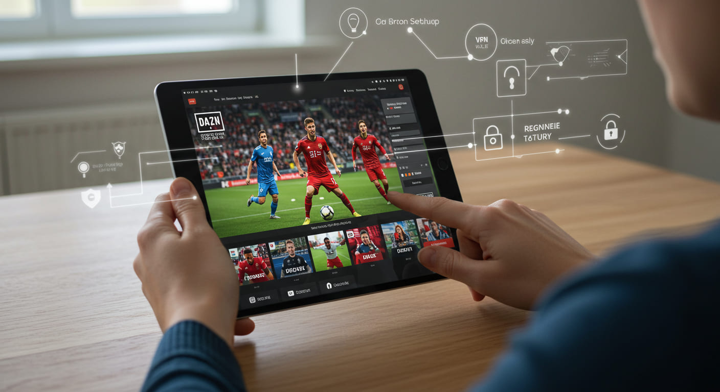 DAZNを海外から見る方法とVPN最新対応【2025年版】 - 【2025年】VPNおすすめの人気10選を徹底比較！